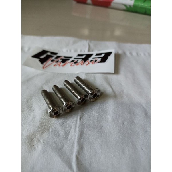 Jual baud m6 x 2 cm baud drat 10 panjang 2 cm handmade stenlis steell ...