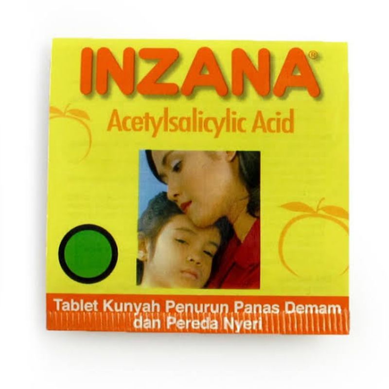 Jual INZANA Obat penurun Panas Demam ANAK - 1 Blister / Strip 4 Tablet ...
