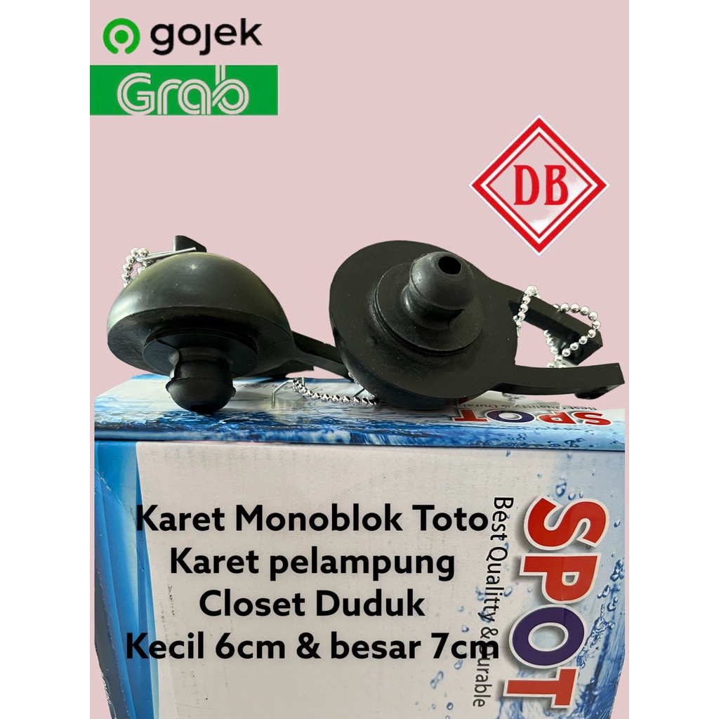 Jual KARET PEMBILAS CLOSET DUDUK TOTO/KARET PLUK KLOSET TOTO | Shopee ...