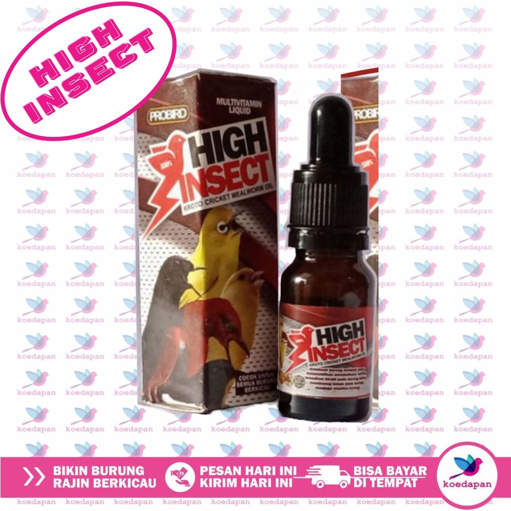 Jual VITAMIN BURUNG HIGH INSECT | HIGH INSECT MULTIVITAMIN DENGAN ...
