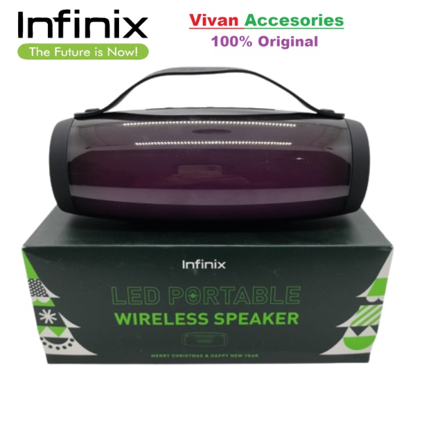 Jual Speaker INFINIX LED Portable Wireless Bluetooth Original | Shopee ...