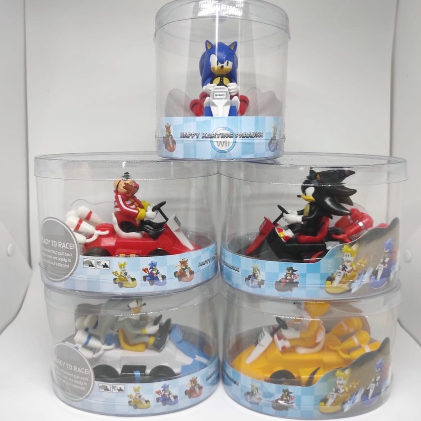 Jual Mainan Sonic Kart Pull Back Happy Karting Paradise Wii Figure ...
