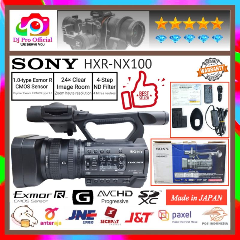 Jual SONY HXR-NX100 Full HD Camcorder Handheld Profesional HXR NX 100 NXCAM Full HD Handycam ...