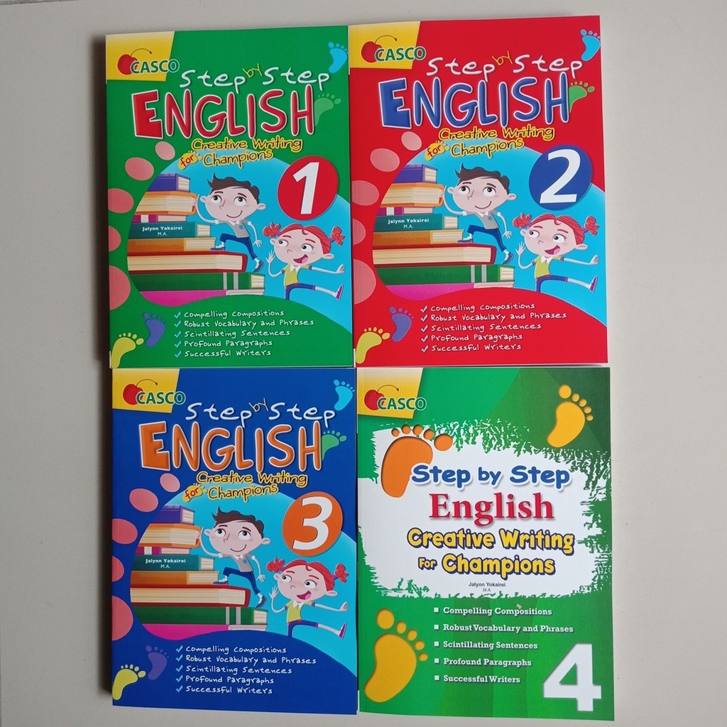 Jual Buku Step by Step English Creative Writing for Champions 1 - 4 (Pilihan Per Buku) | Shopee ...