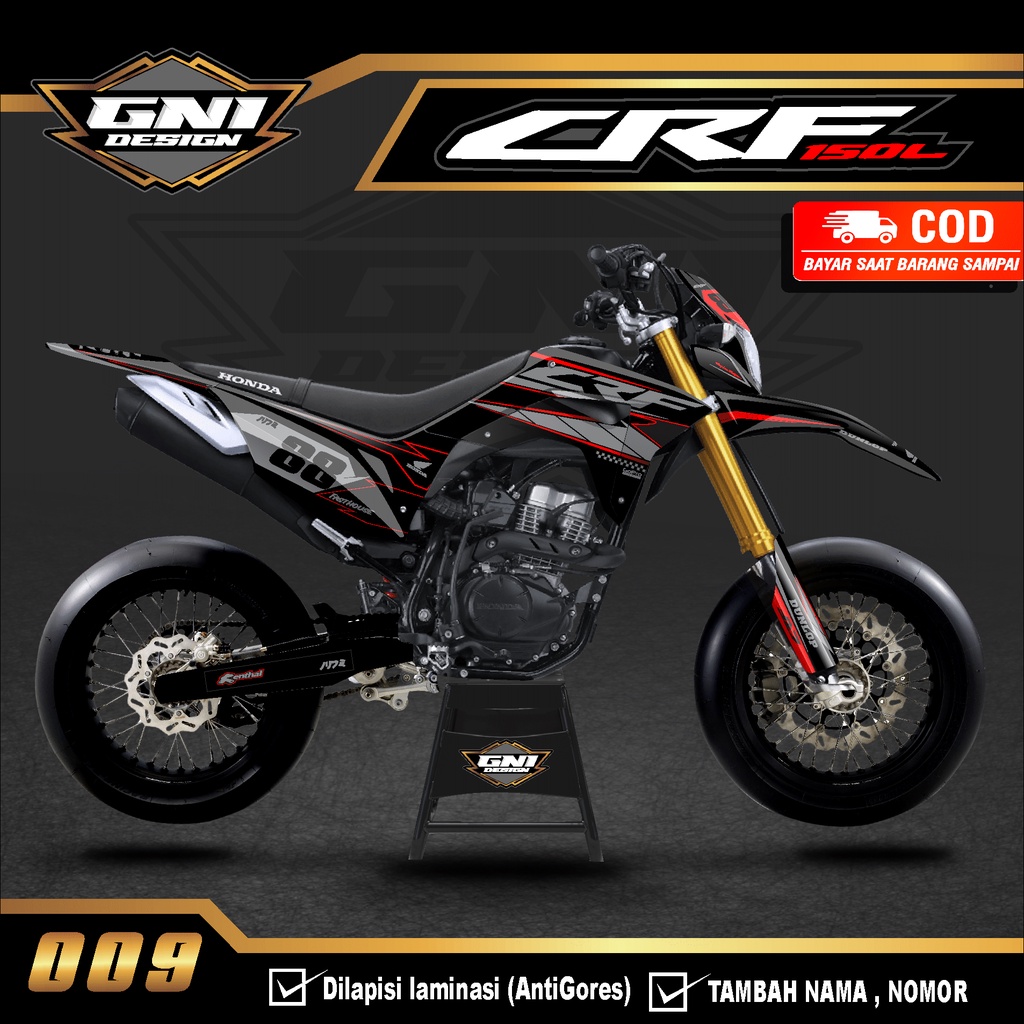 Jual (PROMO) Decal Stiker Dekal sticker CRF 150 L - Variasi LIs Motor ...