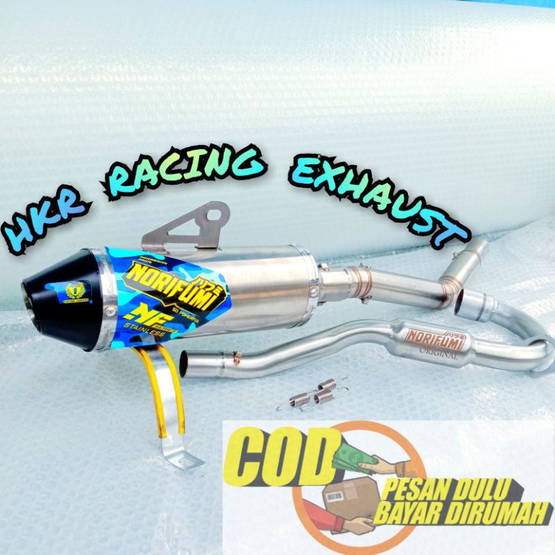 Jual Knalpot norifumi NF stenlis crf klx D-tracker wr155 | Shopee Indonesia