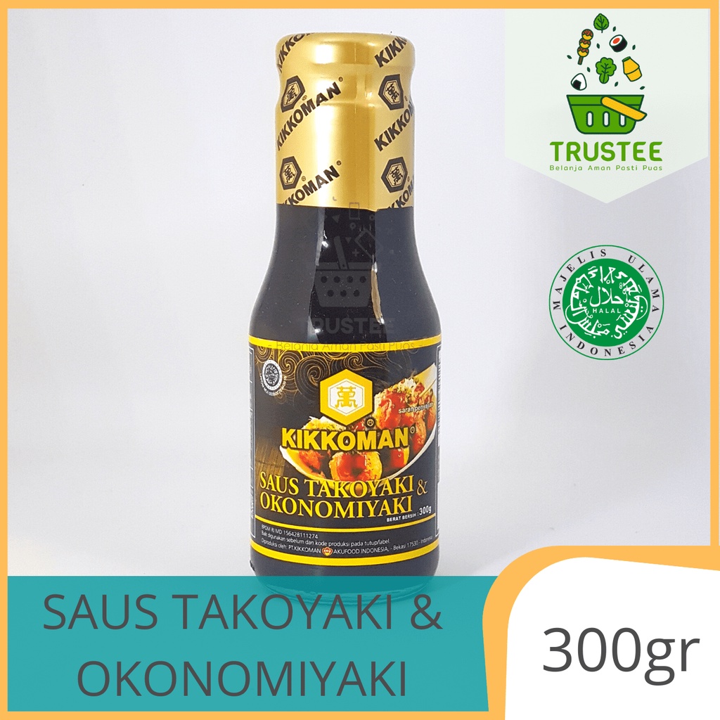 Jual Saus saos Kikkoman Takoyaki & Okonomiyaki 300gr Halal MUI snack ...