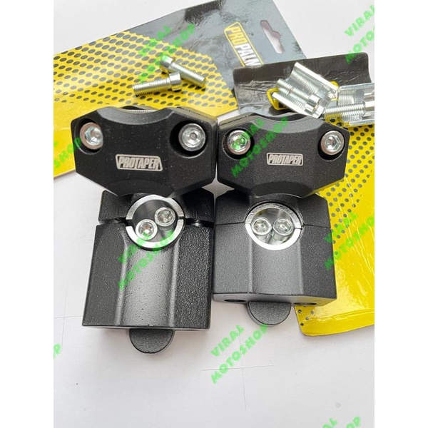 Jual Dudukan Riser Raiser Stang Protaper Black Full cnc 5cm 7cm ...