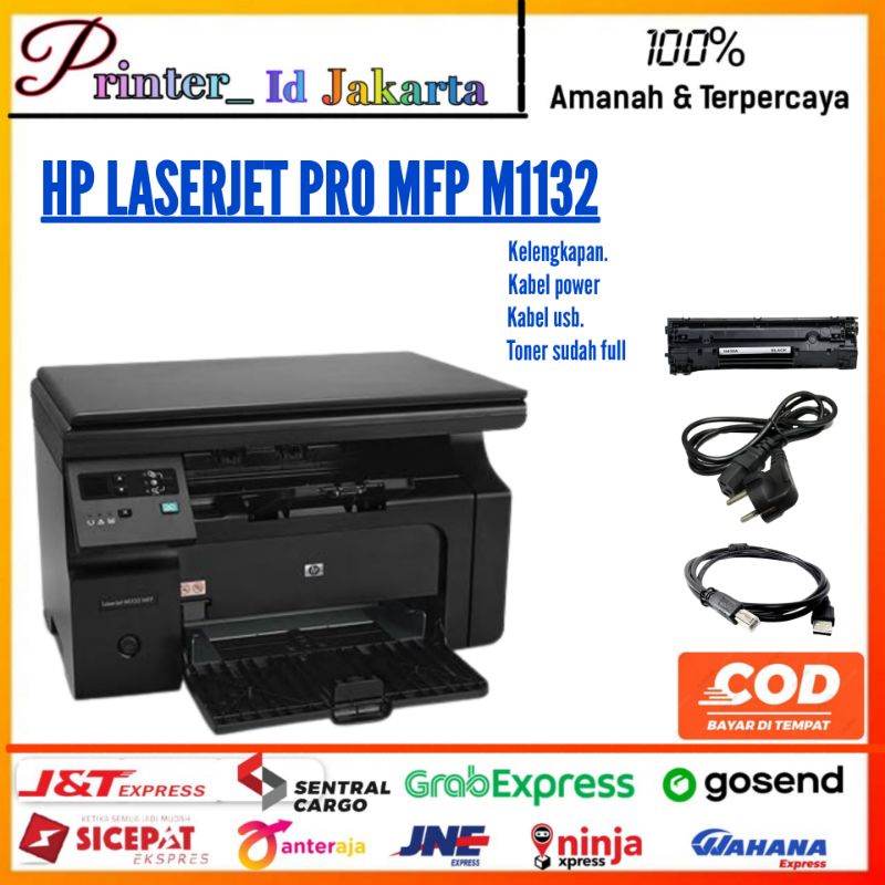 Jual Mesin Fotocopy Hp Laserjet Pro MFP M1132 Print Scan Copy | Shopee ...