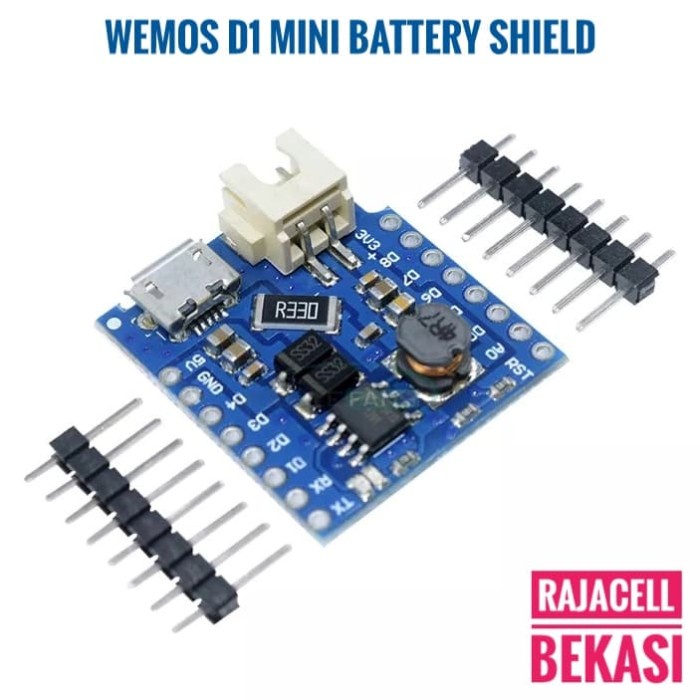 Jual Wemos D1 Mini Battery Shield V1.1 Lithium Baterai Charging ...