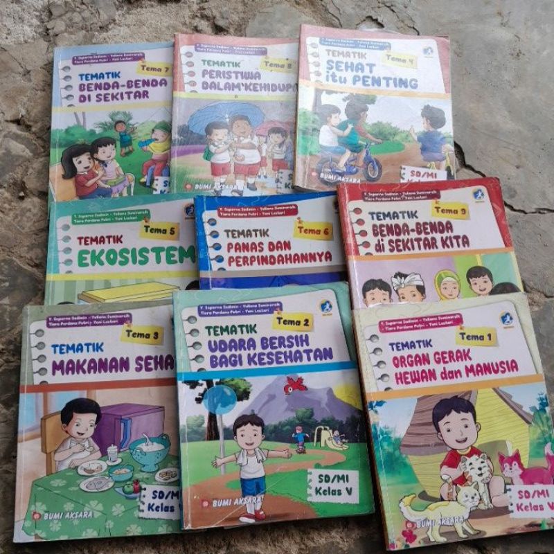 Jual buku TEMATIK TEMA 1,2,3,4,5,6,7,9 sd/mi kelas 5 revisi penerbit ...