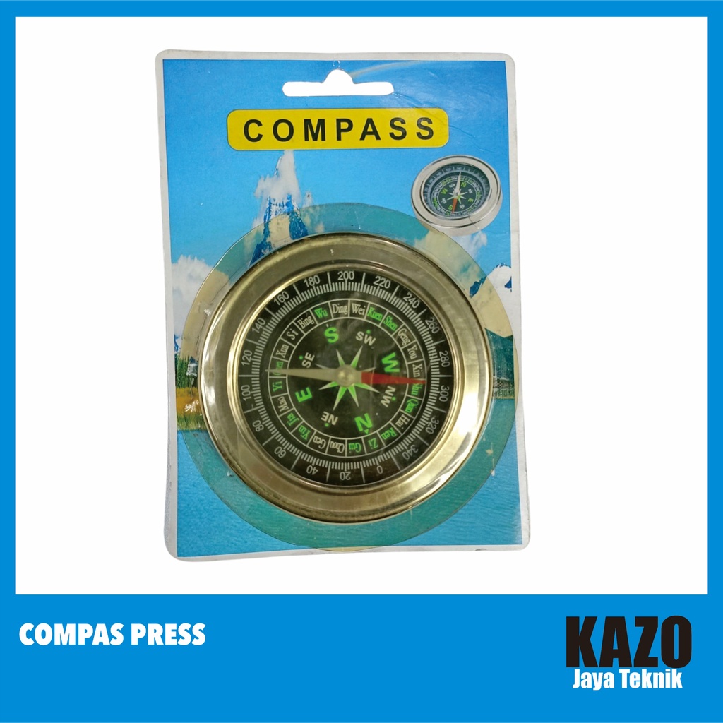 Jual Compas Press / Compass / Kompas Penunjuk Arah Hiking Outdoor ...