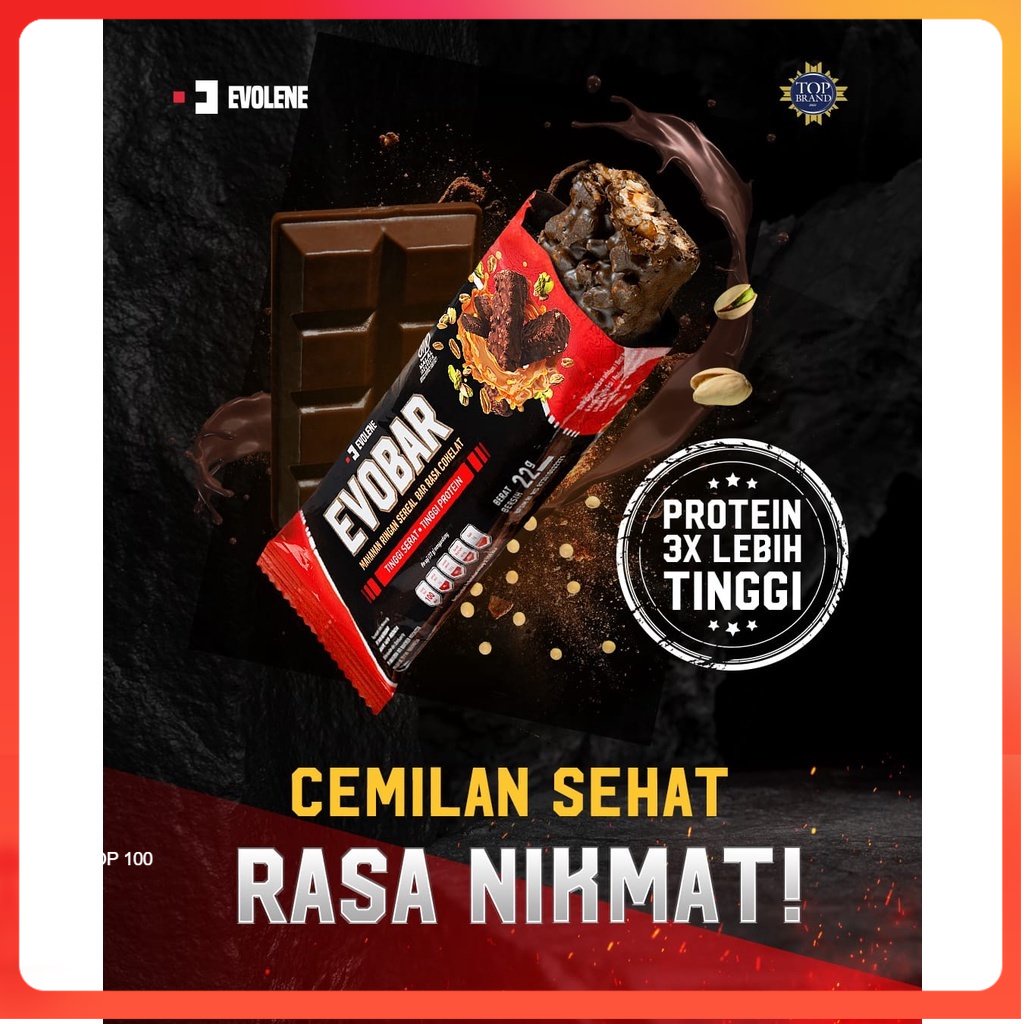 Jual Evolene Evobar Snack Bar Sereal Bar 1 Sachet | Shopee Indonesia