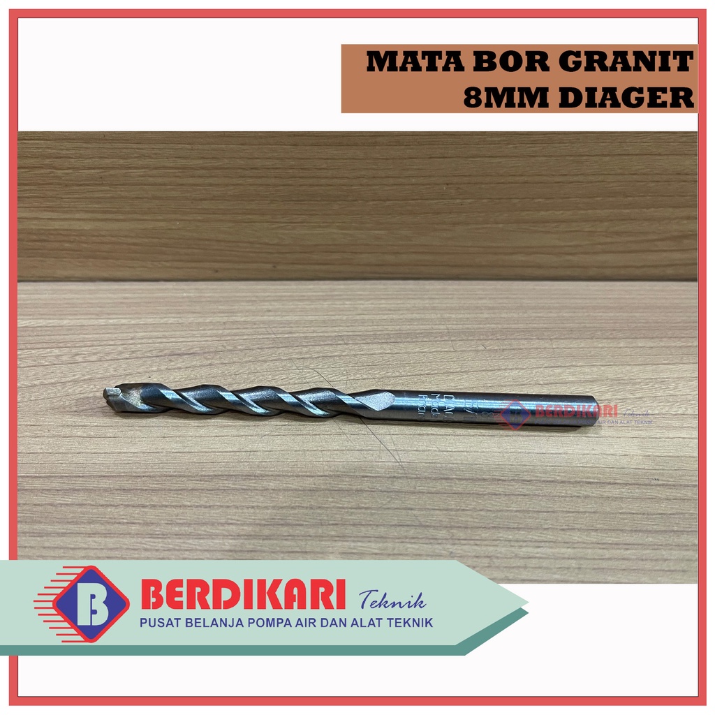 Jual DIAGER Mata Bor Granit 8mm | Shopee Indonesia