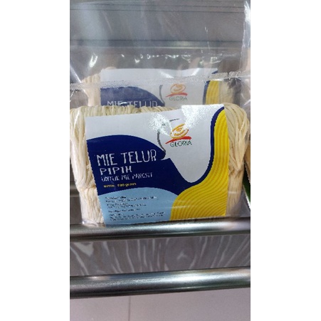 Jual Mie Telur Bentuk Pipih merk Gloria asli Malang kemasan 500 gram ...