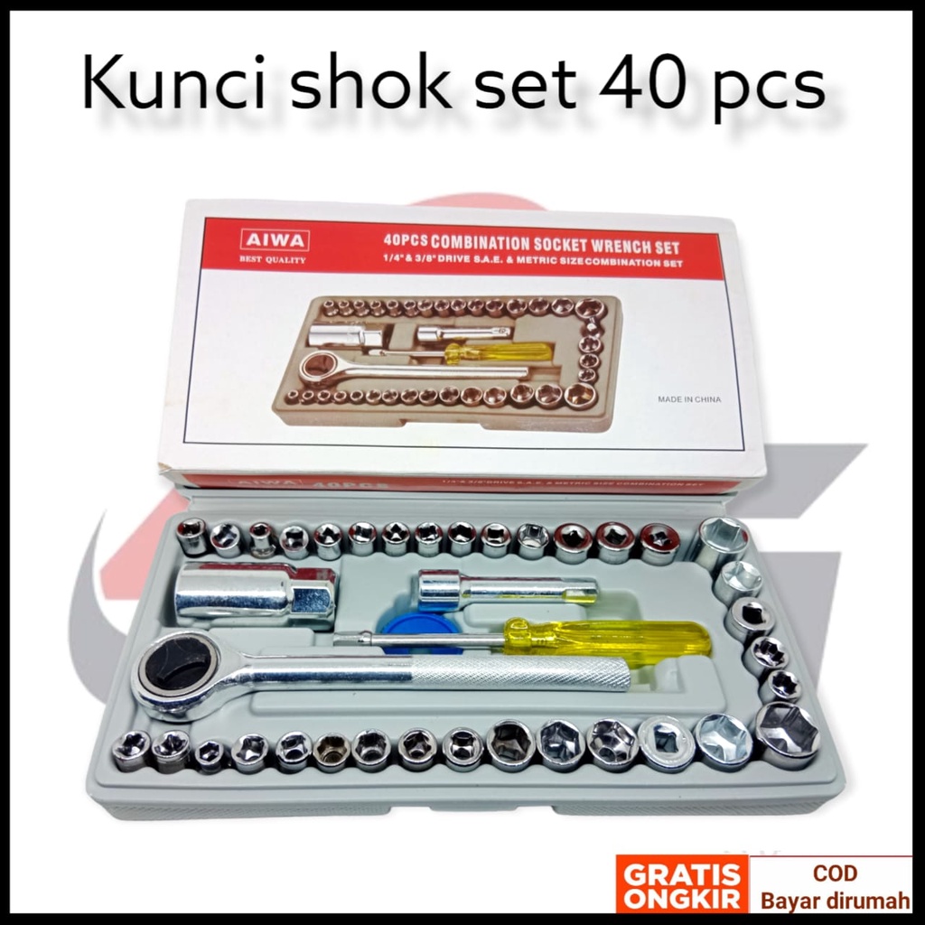 Jual Kunci Socket Set 21 Pcs Nankai original | Shopee Indonesia