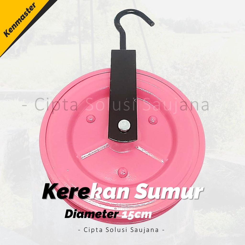 Jual KEREKAN SUMUR AIR KATROL TIMBA PLAT BESI KEREKAN COR BANGUNAN ...