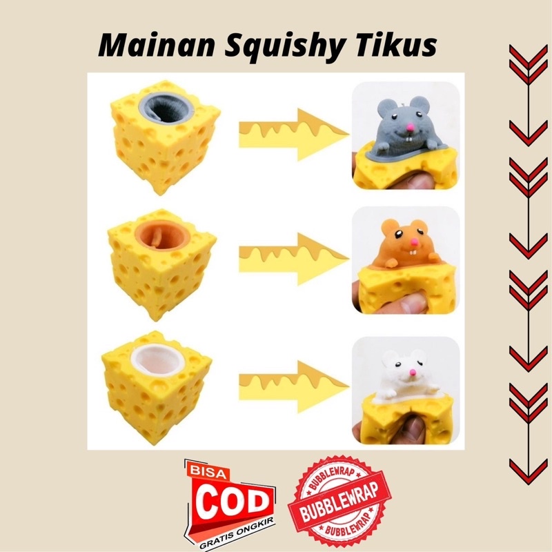Jual Mainan Squishy Tikus Karet Silikon | Shopee Indonesia