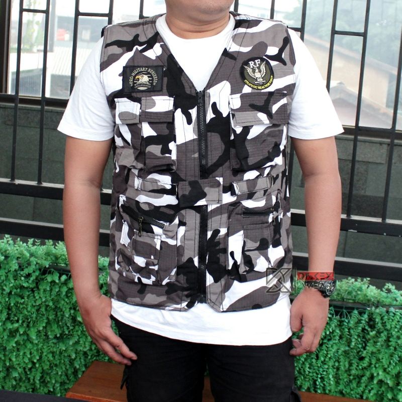 Jual Vest Rompi / Rompi army / Rompi crew / Rompi mancing / Rompi ...