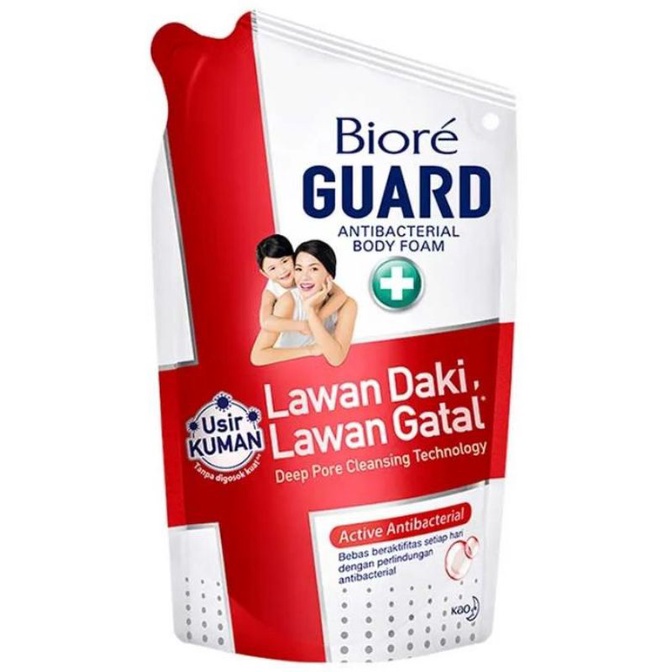 Jual BIORE GUARD BODY FOAM ENERGIC REFIIL ISI ULANG, ACTIVE ANTIBACTERIAL, ENERGETIC COOL ...