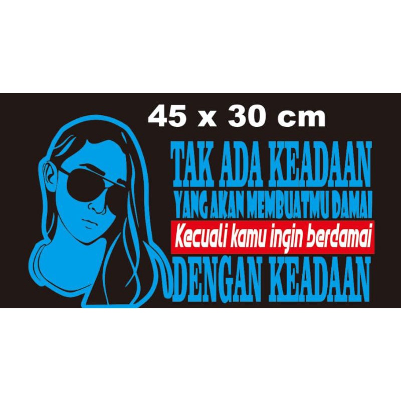 Jual Sticker Cutting Gambar Kata Kata Cewek Untuk Kaca Pintubody Mkbil Truck Pick Up Dll