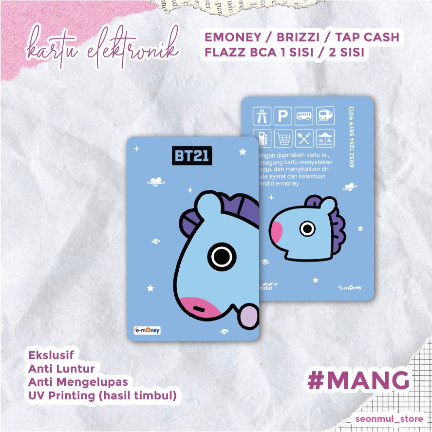 Jual EMONEY TAP CASH BRIZZI FLAZZ BT21 / E-TOLL / KARTU ELEKTRONIK ...