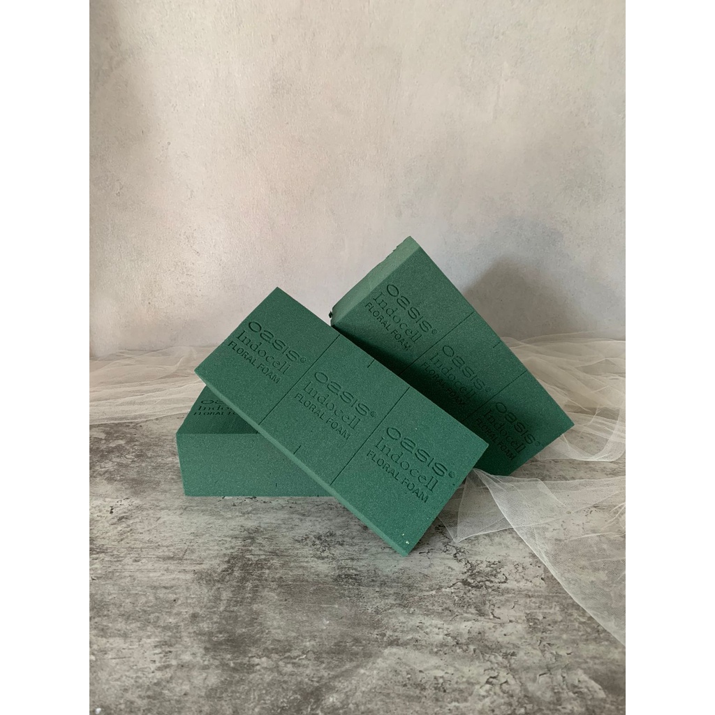 Jual Floral foam basah OASIS Indocell bisa bunga basah | Shopee Indonesia