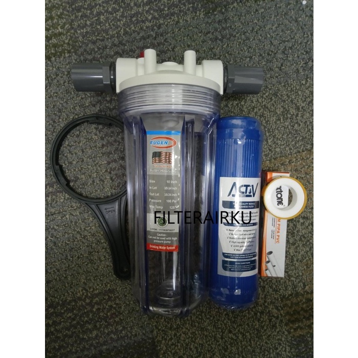 Jual Paket Filter Ferrolite Activ 1 Housing Clear- Filter Air Besi ...