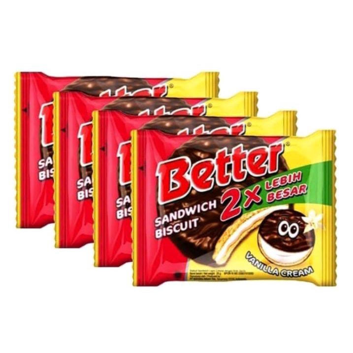 Jual Better Biskuit Sandwich 22x10 | Shopee Indonesia