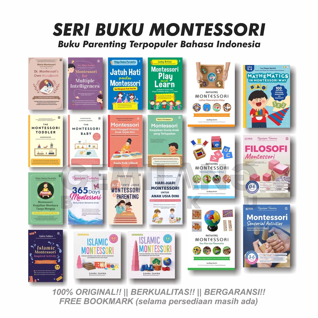 Jual Best Seller!! Seri Buku Montessori Terupdate & Terlengkap ... Jual Best Seller!! Seri Buku Montessori Terupdate & Terlengkap ...