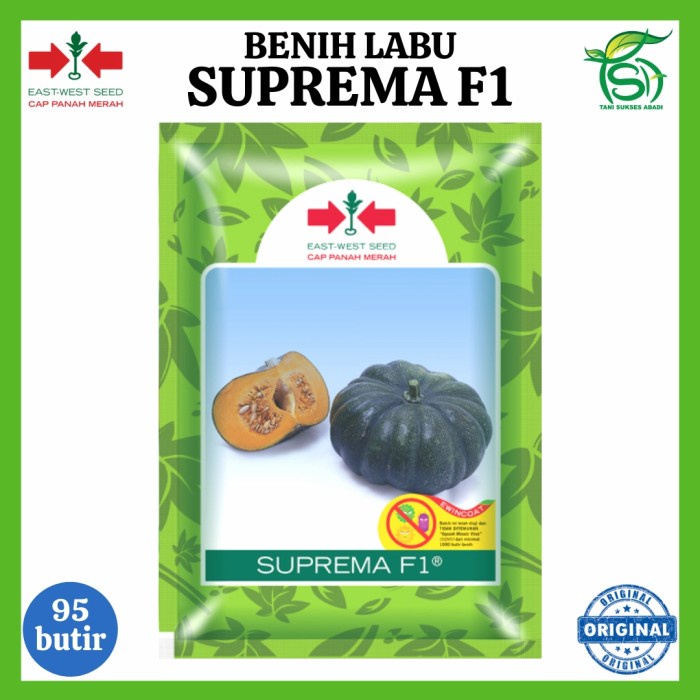 Jual Benih Labu SUPREMA F1 (95 Butir) - Bibit Waluh Cap Panah Merah ...
