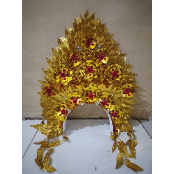 Jual MAHKOTA TARI BUNGA BALI/mahkota Bali/mahkota tari adat/mahkota ...