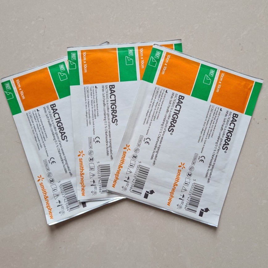 Jual Bactigras 10cmx10cm / Bactigras 10x10 / Kasa Sterile Mencegah ...