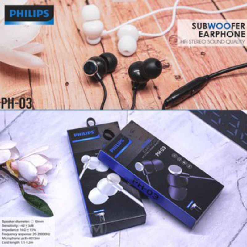 Jual (ba) HF PHILIPS PH-03 SUPER BASS | Shopee Indonesia