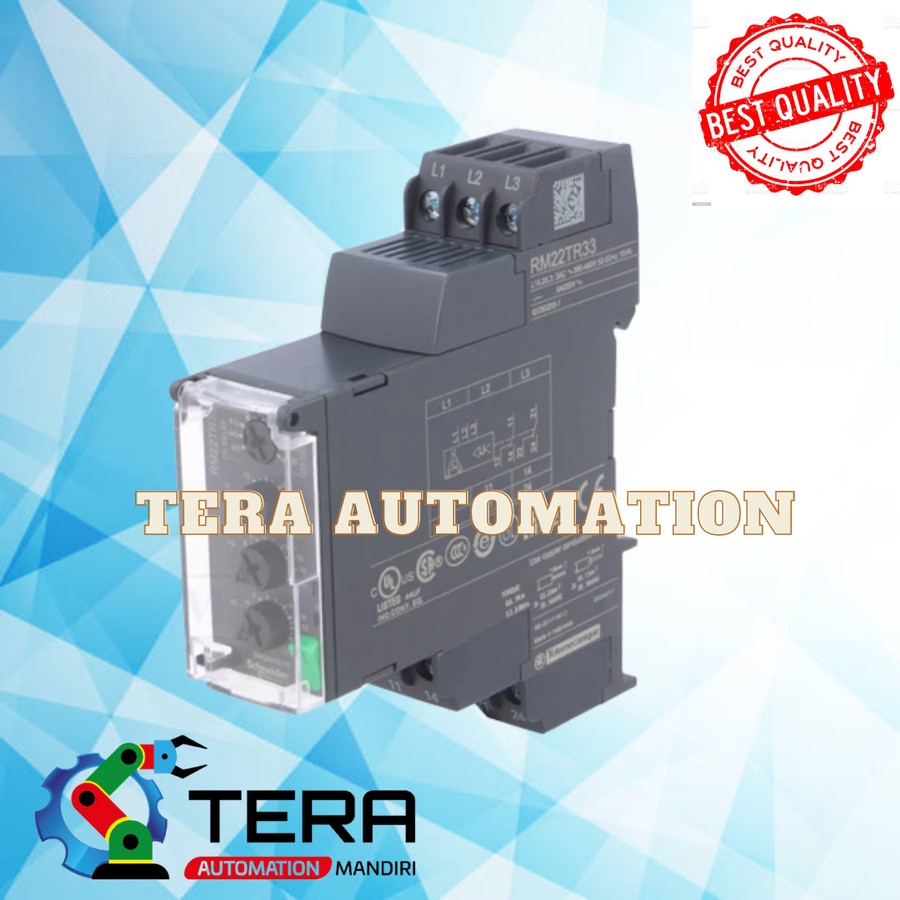 Jual THREE-PHASE VOLTAGE CONTROL RELAY 380 480VAC 2C/O SCHNEIDER ...