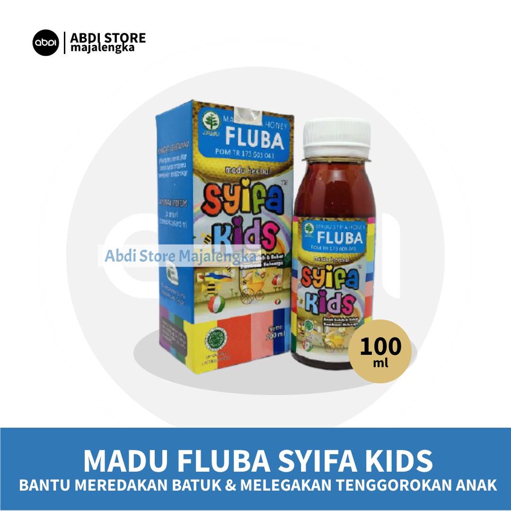 Jual MADU FLU DAN BATUK ANAK SYIFA KIDS FLUBA ORIGINAL | Shopee Indonesia