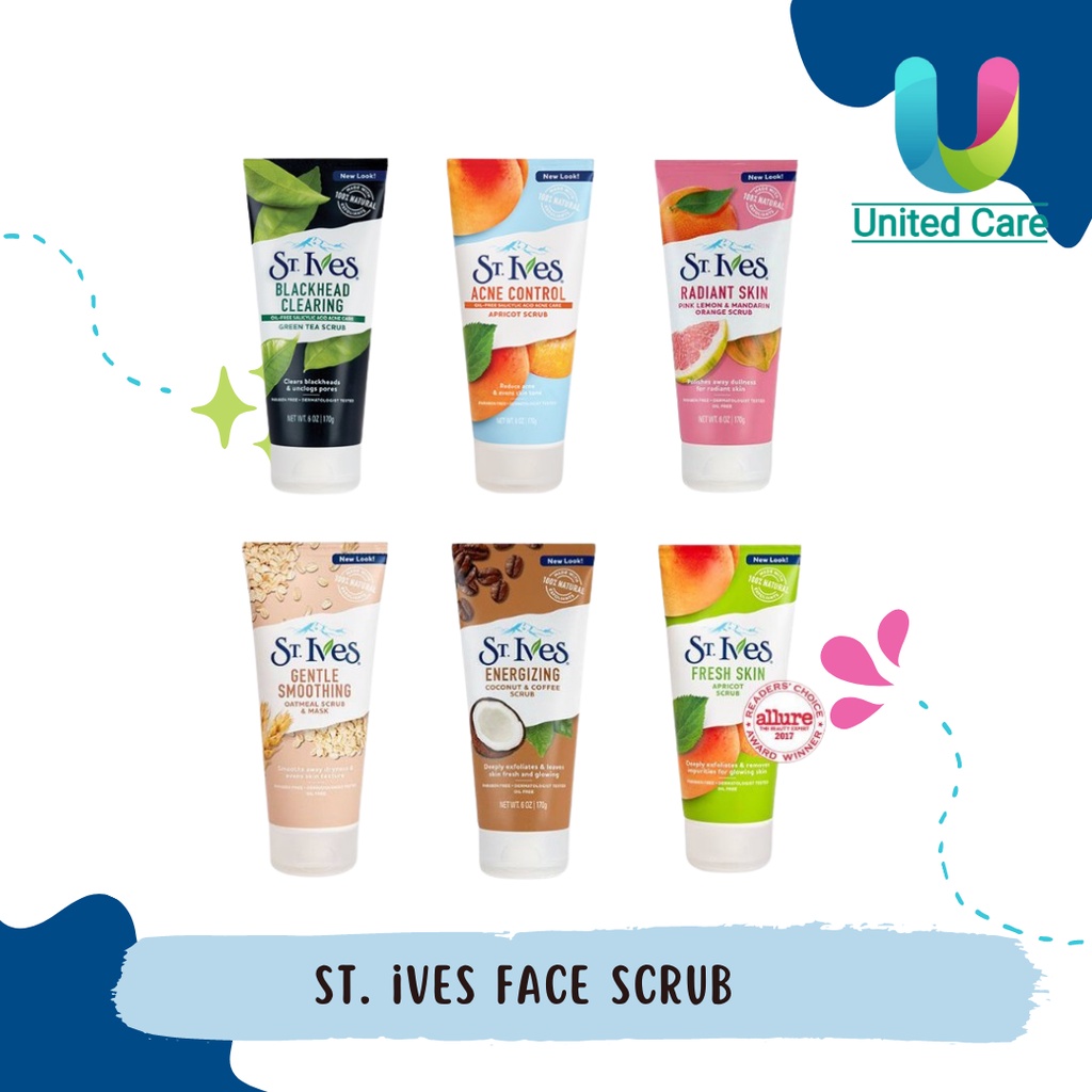 Jual St Ives Face Scrub ALL VARIAN // St. Ives FRESH SKIN APRICOT Scrub ...