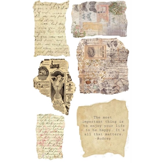 Jual Brown Vintage Stickers | stiker coklat aesthetic | stiker vintage ...