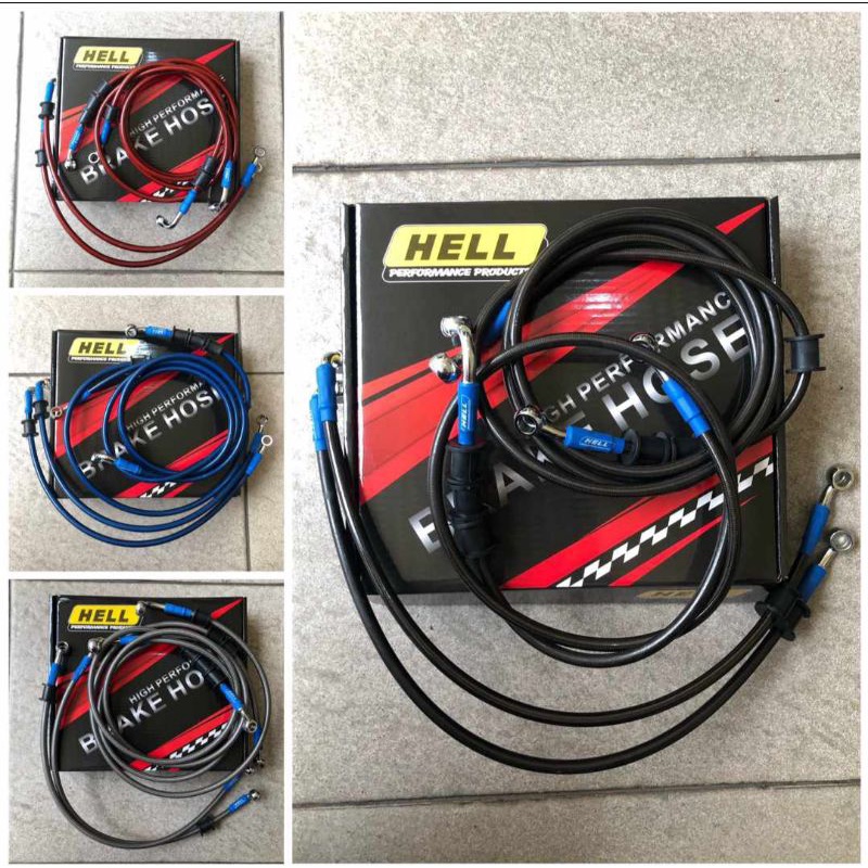 Jual Selang Rem Kabel Rem HELL Set Yamaha Nmax 150-155 ABS | Shopee ...