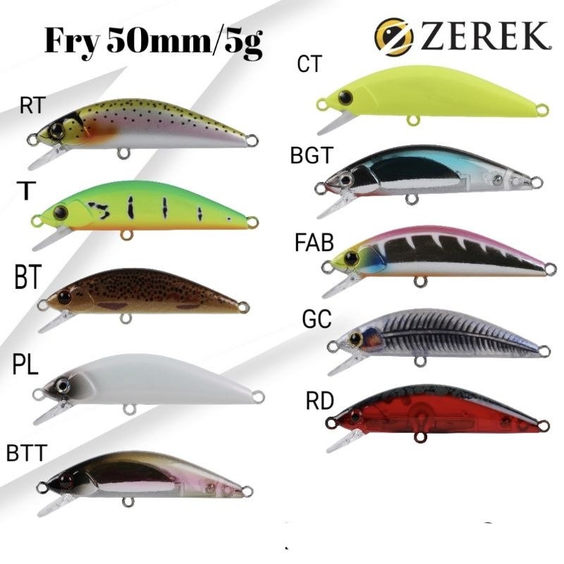 Jual Lure zerek fry 50mm / 5gr | Shopee Indonesia