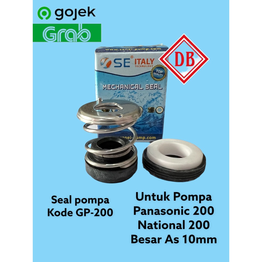 Jual SEAL POMPA GP-200 NATIONAL/PANASONIC 200watt/MECHANICAL SEAL POMPA ...
