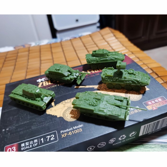 Jual Diecast 5 Pcs Mainan Rakit Model Tank Baja Militer Mini Maket ...