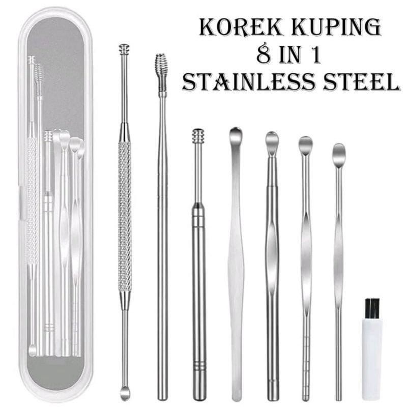 Jual STAINLESS ORI Korek telinga set stainlis / Pembersih telinga ...