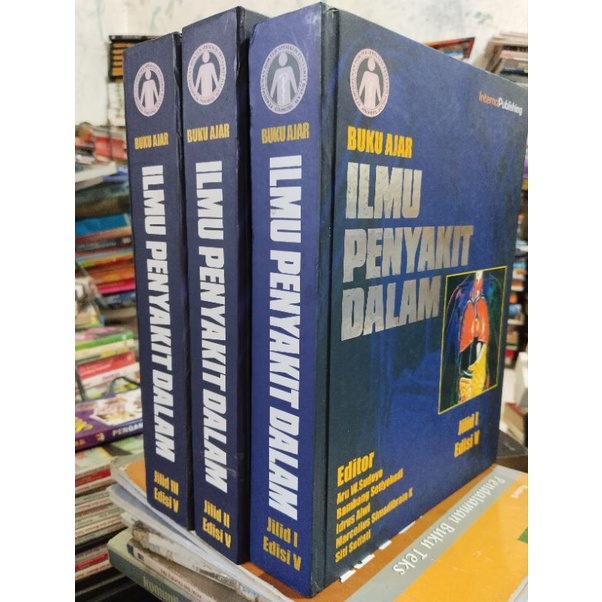 Jual buku kedokteran/buku ajar ilmu penyakit dalam jilid I, II, III, edisi V | Shopee Indonesia