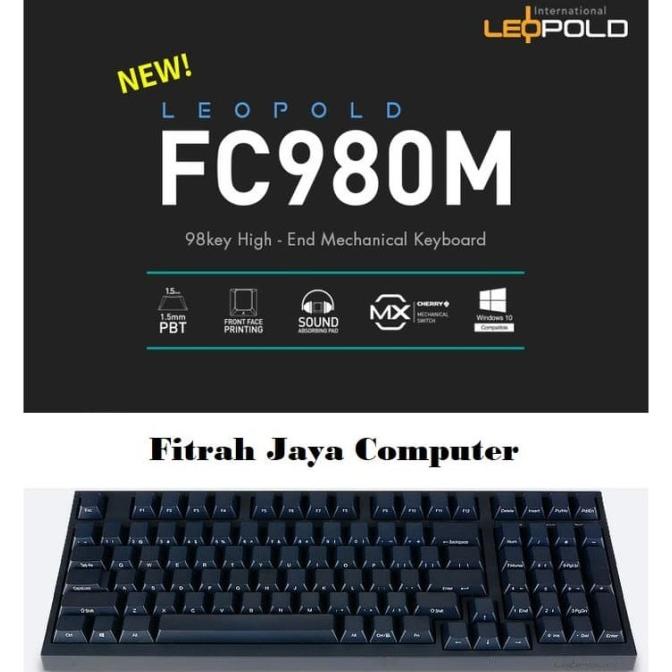 Jual Mechanical Keyboard Leopold Fc980M Navy Pbt Keycaps (Blue Cherry ...