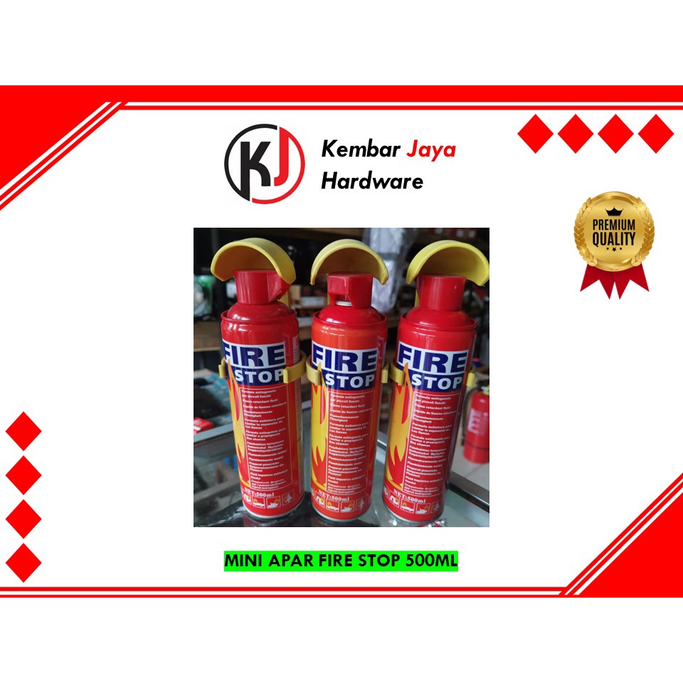 Jual ALAT PEMADAM API MINI APAR FIRE STOP MOBIL 500ML PROMO + BRAKET ...