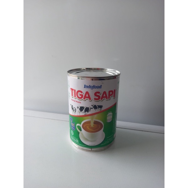 Jual SUSU TIGA SAPI CAN PLAIN 490gr | Shopee Indonesia