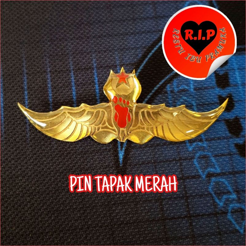 Jual PIN TAPAK MERAH PIN TAPAK HITAM WING TAPAK MERAH WING TAPAK HITAM ...