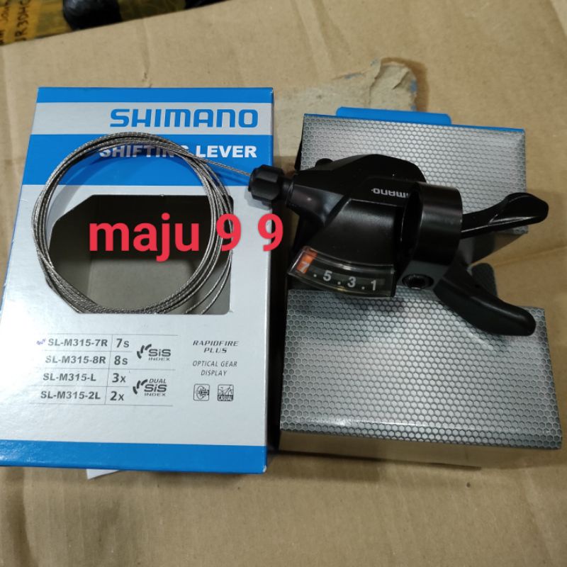 Jual Shifter 7 Speed Shimano M315 Altus Sepeda Mtb Lipat Kanan saja Original | Shopee Indonesia