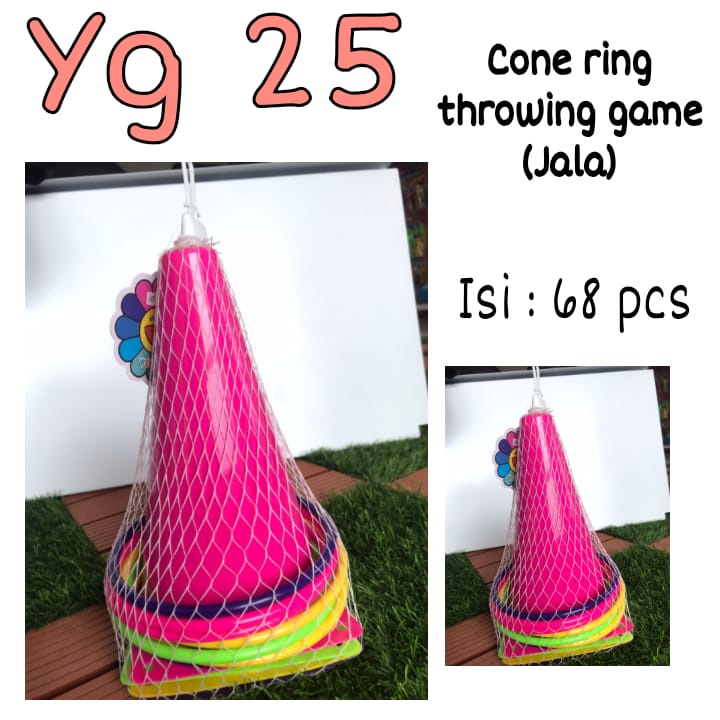 Jual MAINAN CONE RING THROWING GAME/ MAINAN LEMPAR TOWER GAME YG.25 ...